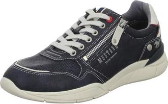 Mustang Jeans Baskets Mode Homme 4138-309, Pointure:43 EU, La Couleur:Bleu