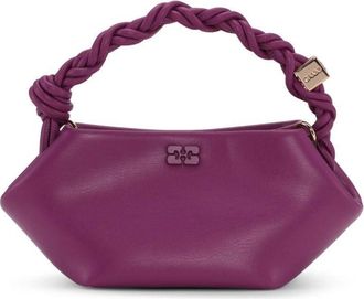 Ganni Mini Bou Umhängetasche - Violett