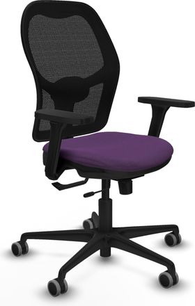 Piqueras y Crespo B&uuml;rostuhl Jorquera mit 3D-Armlehnen, h&ouml;henverstellbare Lendenwirbelst&uuml;tze, ausgestattet mit Syncro/Traslack und eingespritztem Schaumstoff, Rollen 65 