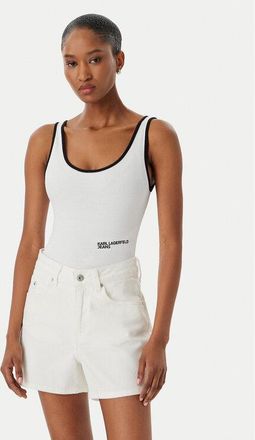 Karl Lagerfeld Body A2W17021 Wei&szlig; Slim Fit