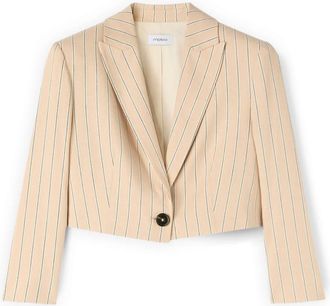 Motivi Femme, Vestes, Beige, Taille: 46 FR Spencer Blazer