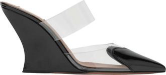 Alaia Femme, Chaussures, Noir, Taille: 38 EU Le Coeur Mules Compens&eacute;es