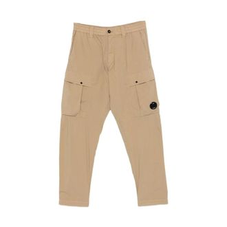 C.P. Company C.p. Company, Homme, Pantalons, Beige, Taille: L Pantalon Cargo 50 Fili Stretch Lens