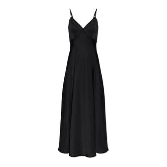 AllSaints Femme, Robes, Noir, Taille: 38 FR Irina Maxi Slip Dress
