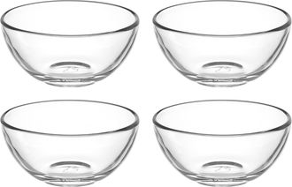 Leonardo CUCINA Schalenset - 4 St&uuml;ck - Dessertschalen - Snackschalen - Kleine Schalen f&uuml;r Dips und Beilagen - Stapelbar - Alltagstauglich - F&uuml;r K&uuml;che, Buffet, 