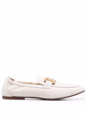 Tod's Loafer mit Logo-Schild - Nude