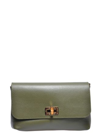 Roberta M Khaki Rindsledertasche