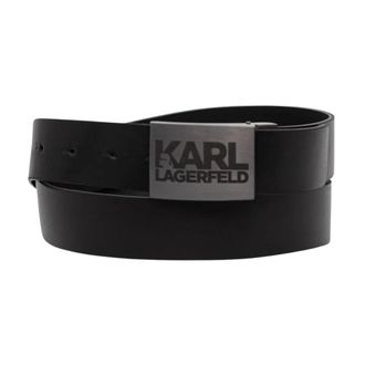 Karl Lagerfeld Lederg&uuml;rtel - - Accessories - Herren - Schwarzk - 95 CM
