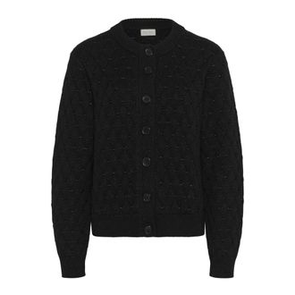 Part Two Cardigans - - Knitwear - Damen - Schwarzk - 2XL