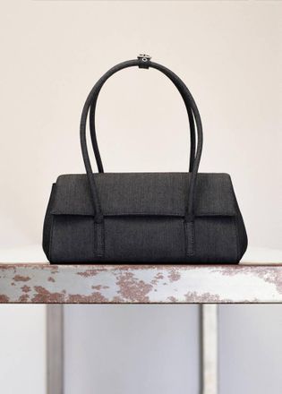 Mango Sac port&eacute; &eacute;paule denim bleu fonc&eacute; - Femme - Taille unique - MANGO