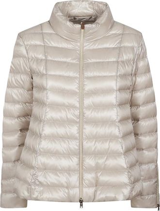 Herno Femme, Vestes, Beige, Taille: 46 FR Doudoune courte matelass&eacute;e