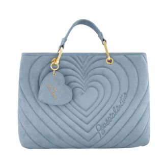 Braccialini Grand Sac &agrave; Main Effet Daim - Femme - Sacs - Bleu - Taille: ONE Size