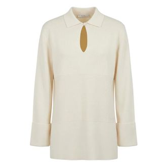 Max Mara Damen, Blusen & Hemden, Beige, LGr&ouml;&szlig;e