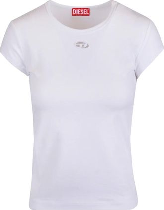 Diesel Femme, Tops, Blanc, Taille: 42 FR T-shirt T-Angie