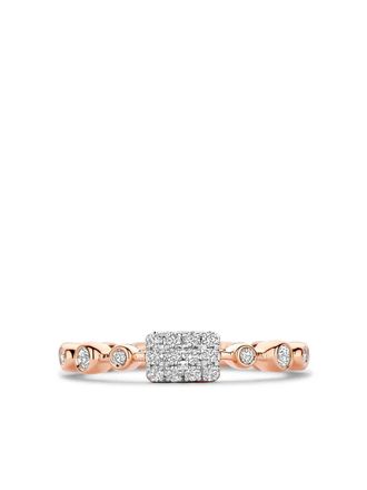 Tirisi 18kt Venice Exclusive Rotgoldring mit Diamanten - Rosa