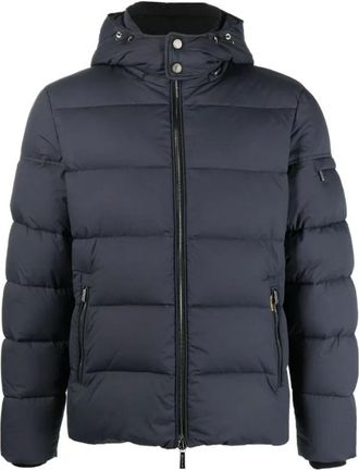 Moorer Homme, Vestes, Bleu, Taille: XL Blouson aviateur Brett