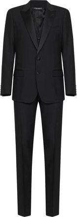 Dolce & Gabbana Homme, Costumes, Noir, Taille: 2XL Dolce & Gabbana Robes Black