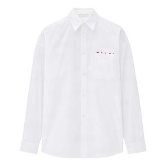 Marni Cumu0061 Popeline Hemd - - Shirts - Herren - Wei&szlig; - L