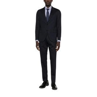 Lardini Homme, Costumes, Bleu, Taille: M Single Breasted Suit