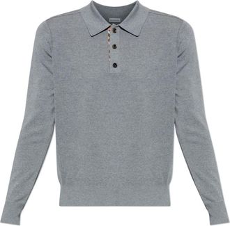 Burberry Homme, Pulls, Gris, Taille: M Polo Marcus
