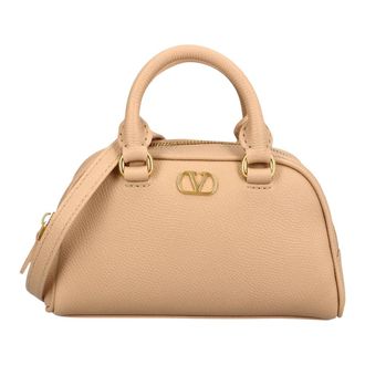 Valentino VLogo Signature Mini Bowling Bag - - Bags - Damen - Beige - ONE SIZE