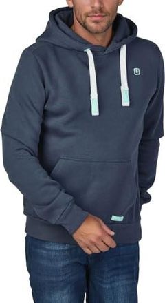 Riverso Linus - Sweat &agrave; Capuche pour Homme avec Poches Kangourou, Regular Fit, uni, 80% Coton, Gris, Marron, Vert, Rouge, Bleu, Noir, S M, L, XL, 2XL, 3XL, 4X