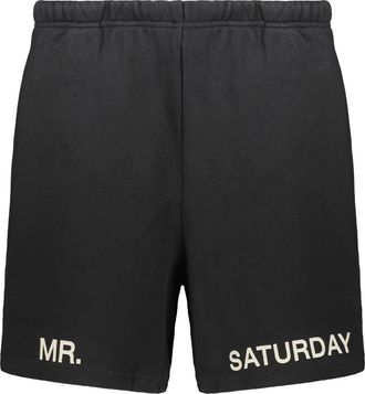 Mr. Saturday Homme, Shorts, Noir, Taille: XL Bermuda en coton