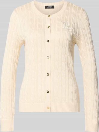 Lauren Ralph Lauren Cardigan mit Logo-Stickerei