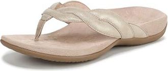 Vionic Femme Bella Braid Tongs, doré, 37 EU