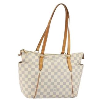 Louis Vuitton Sac bandouli&egrave;re vintage en toile Pre-owned - Femme - Pre-owned - Blanc - Taille: ONE Size