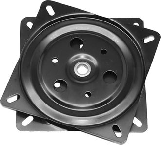 Valiclud Schwarze Möbel drehplatte Dicke Metallbasis Drehbarer Stuhl drehbeschlag für Barhocker und Bürostuhl Stabile Sitzdrehung Einfache Montage Langlebiger 