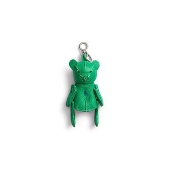Polo Ralph Lauren Femme, Sacs, Vert, Taille: ONE Size Breloque de sac Ours en Cuir