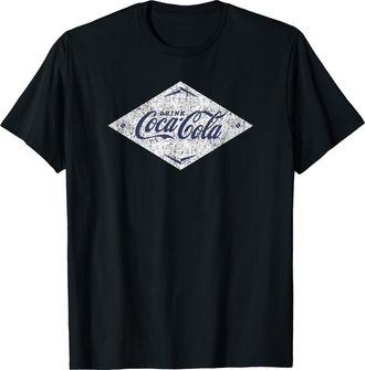 Coca Cola Ware Drink White Diamond Logo T-Shirt