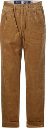 Ralph Lauren Pantalon en velours c&ocirc;tel&eacute; - Homme - Pantalons - Brun - Taille: W33