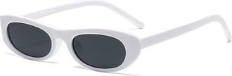 Generic Lunettes De Soleil Dext&eacute;rieur &Agrave; Petite Monture For Hommes Et Femmes, For Les Vacances, D&eacute;placements, Le Sport(White)