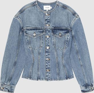 Frame Denim Veste The Nipped Collarless Umbria