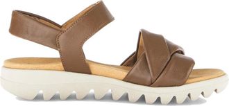 Gabor Femme, Chaussures, Brun, Taille: 39 EU Sandale compens&eacute;e &agrave; plateforme