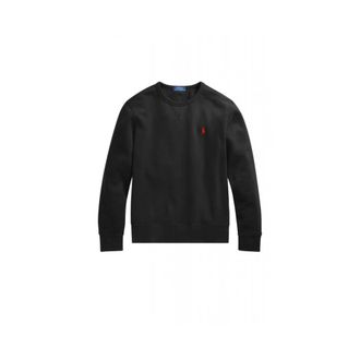 Ralph Lauren Homme, Sweatshirts et sweats &agrave; capuche, Noir, Taille: M SweaT-shirt en molleton &agrave; col rond