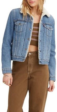 Levi's Original Sherpa Trucker Veste Femme, Weekend Want, XS