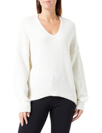 BOSS Damen C_fondiala Knitted Sweater, Open White118, M EU