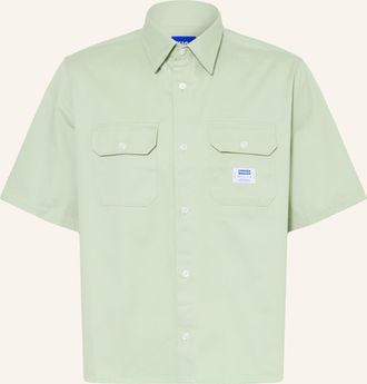HUGO BOSS Hugo Kurzarm-Hemd Ekyno Comfort Fit gruen