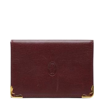Cartier Pre-owned Cuir petite-maroquinerie - Femme - Pre-owned - Rouge - Taille: ONE Size