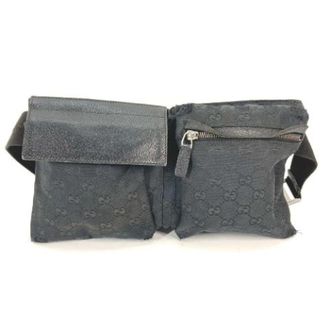 Gucci unisex, Pre-owned, Noir, Taille: ONE Size Sac banane vintage en toile Pre-owned