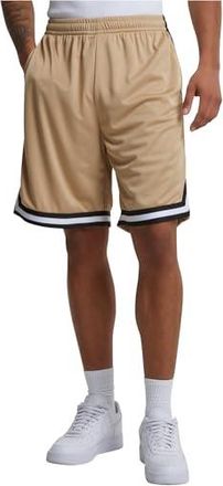 Urban Classics Short en Maille &agrave; Rayures, Beige/Noir/Blanc, S Homme
