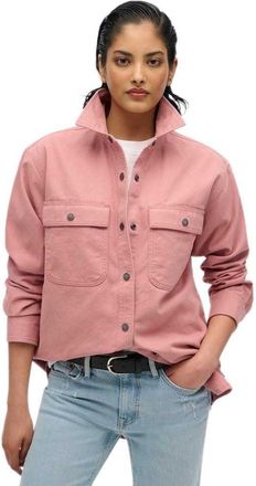 Superdry Damen Workwear-Hemdjacke Eschenros&eacute; 42