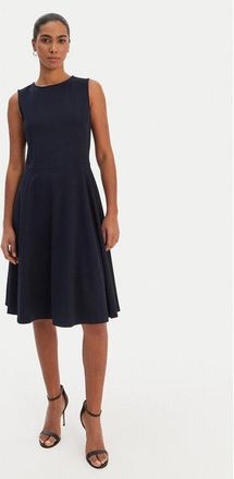 Lauren Ralph Lauren Coctailkleid 200980935003 Dunkelblau Slim Fit