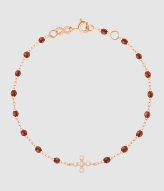 Gigi Clozeau Bracelet Spark Or Rose Diamants 17cm