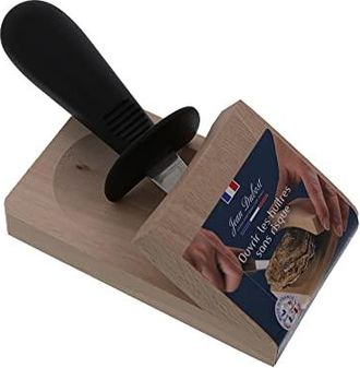 Jean Dubost Sabot cale hu&icirc;tre avec couteau &agrave; hu&icirc;tre manche polypropyl&egrave;ne noir