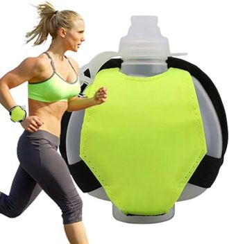 Generic Bouteille Deau Du Poignet - Bouteille De Sport En Silicone Mains Libres, Coupe De Fitness Portable Fuite | Conteneur Deau Dexercice R&eacute;glable Pour La C