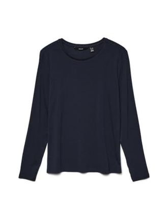 Vero Moda Vmava Ls Top JRS GA Noos, Blazer Bleu Marine, M Femmes